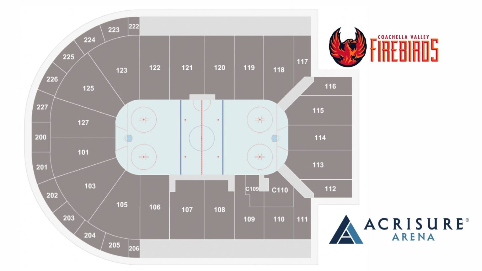 Seating Maps - Acrisure Arena