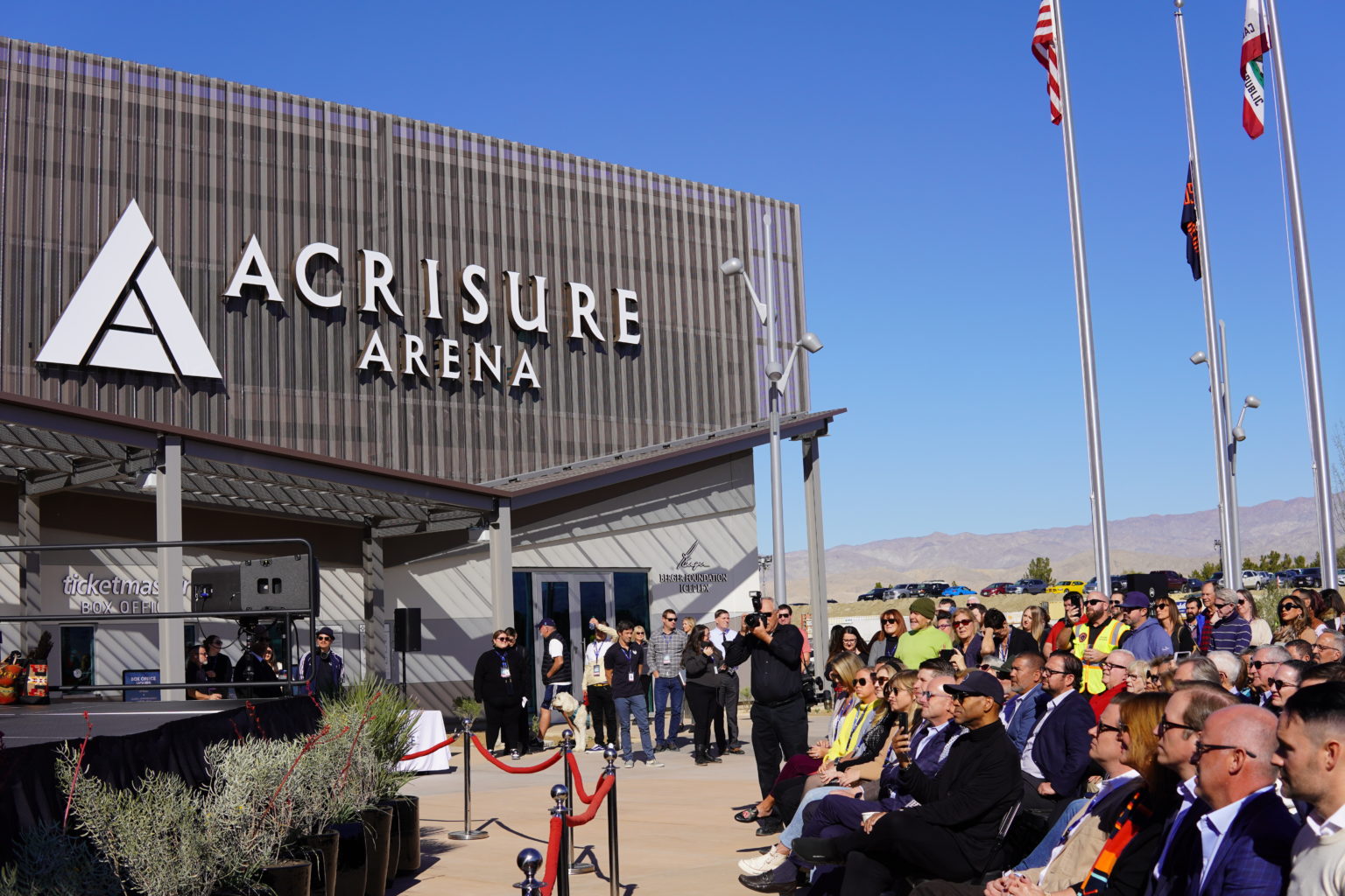 Acrisure Arena, Home of The Coachella Valley Firebirds Officially Opens ...