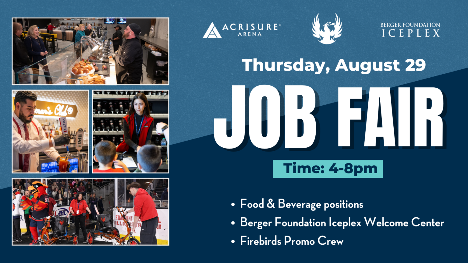 Acrisure Arena To Host Job Fair - Acrisure Arena Acrisure Arena To Host Job Fair - Acrisure Arena