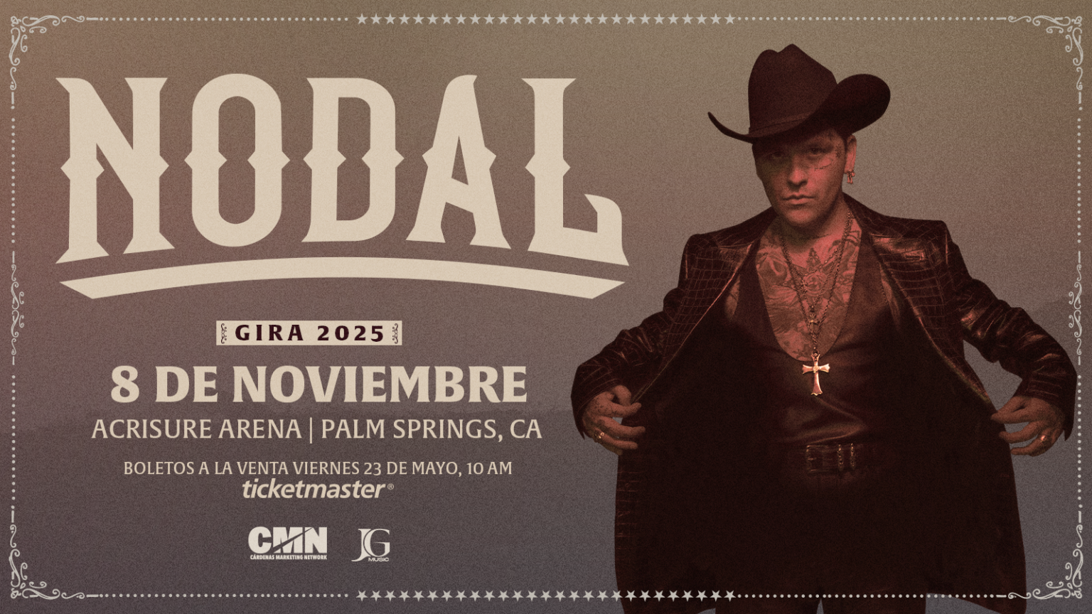 CHRISTIAN NODAL WILL CLOSE OUT THE YEAR WITH AN EXTRAORDINARY TOUR IN ...